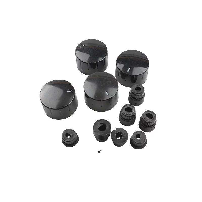 43CU506 - Kit boutons universel couleur noir inox